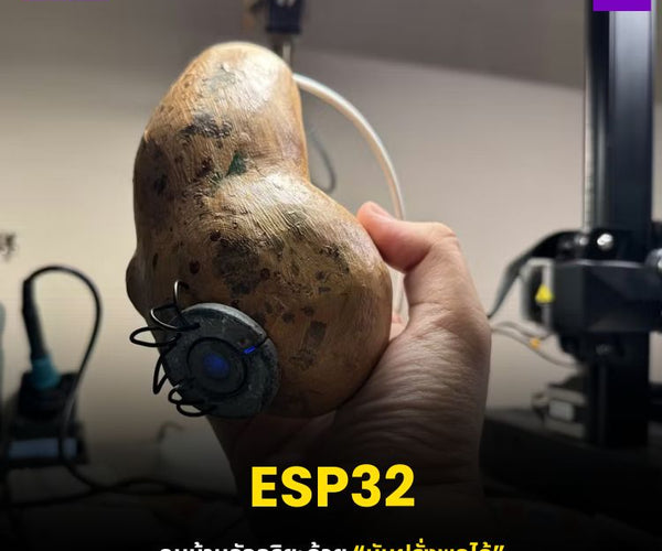ESP32 คุมบ้านอัจฉริยะ ด้วย “มันฝรั่งพูดได้”