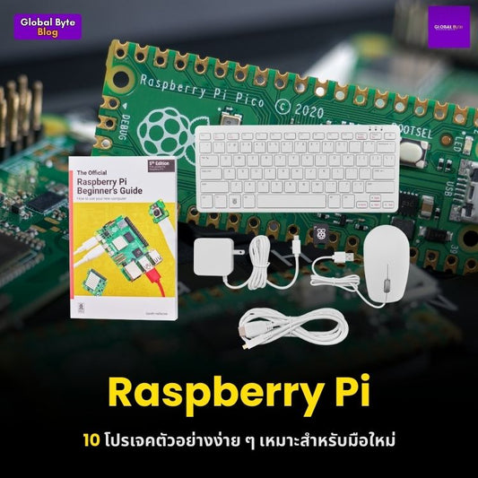 10 Raspberry Pi โปรเจค ตัวอย่างง่าย ๆ ที่เริ่มต้นศึกษาเองได้